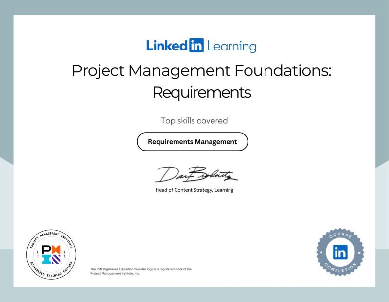 Project Management Foundations: Requirements on LinkedIn: # ... Project Management Foundations: Requirements on LinkedIn: # ...