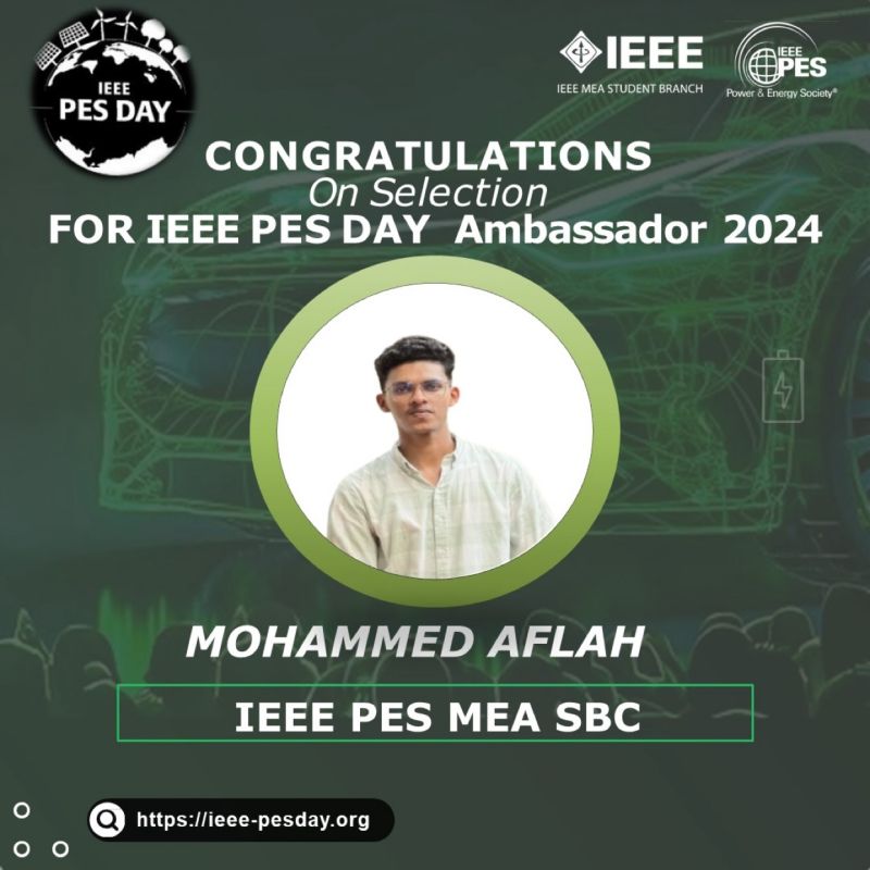 Mohammed Aflah on LinkedIn: #ieee #ieeepesday #brandambassador # ... Mohammed Aflah on LinkedIn: #ieee #ieeepesday #brandambassador # ...