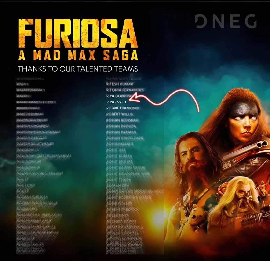 riyaz syed on LinkedIn: #furiosa #dneg riyaz syed on LinkedIn: #furiosa #dneg
