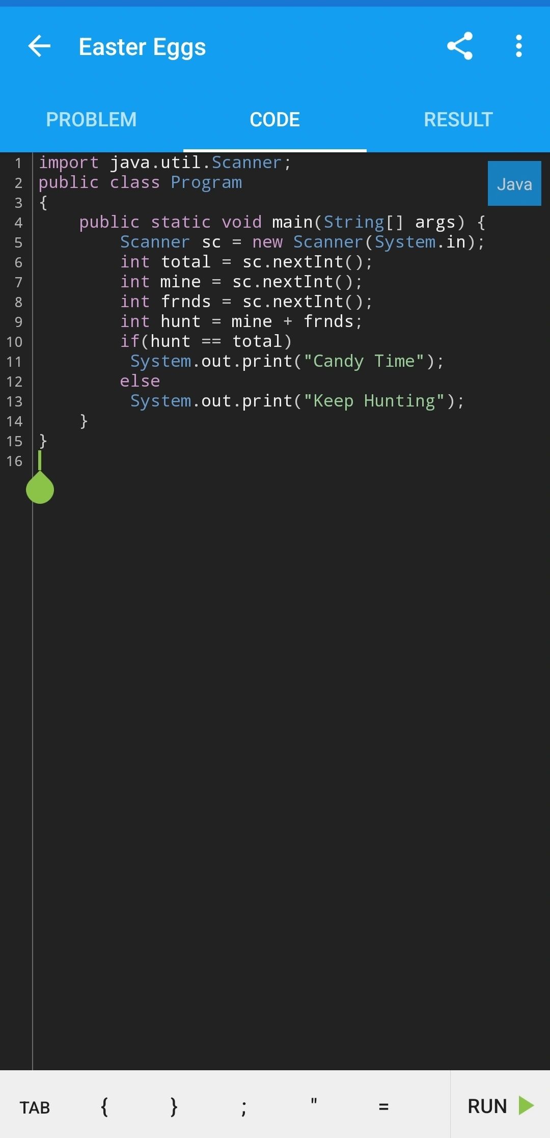 Chandru K on LinkedIn: #coding #problemsolving #java #sololearn # ... Chandru K on LinkedIn: #coding #problemsolving #java #sololearn # ...