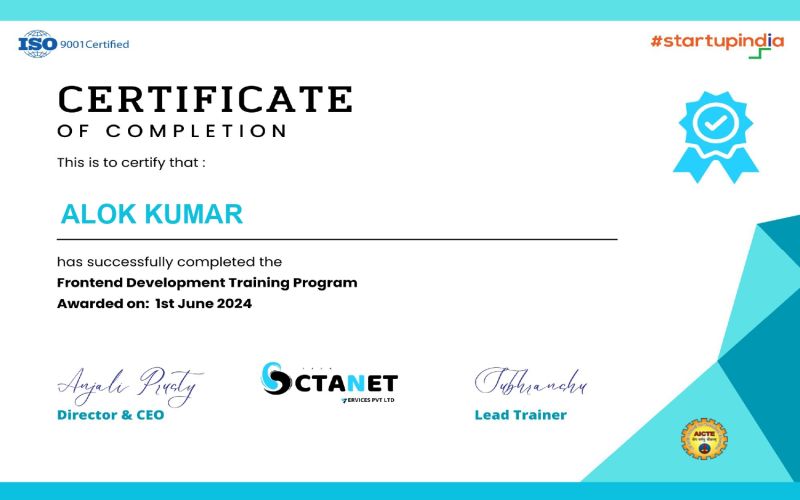 ALOK KUMAR on LinkedIn: #connection #internship #webdevelopment # ... ALOK KUMAR on LinkedIn: #connection #internship #webdevelopment # ...