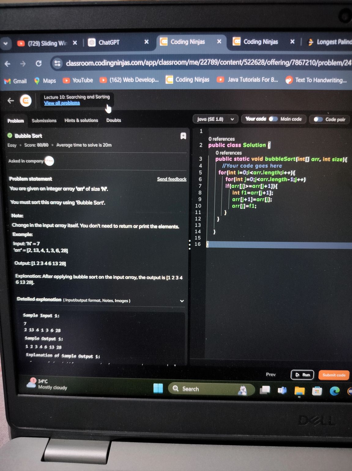 Krishna Talwar on LinkedIn: #codingjourney #javaprogramming # ... Krishna Talwar on LinkedIn: #codingjourney #javaprogramming # ...