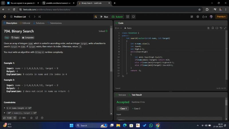 Day 58 of #150daysofcodechallenge: Solving LeetCode problem | Gaurav ... Day 58 of #150daysofcodechallenge: Solving LeetCode problem | Gaurav ...