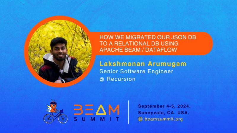 Apache Beam on LinkedIn: #beamsummit #apachebeam Apache Beam on LinkedIn: #beamsummit #apachebeam