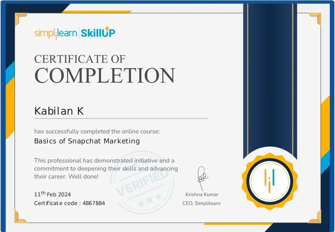 Kabilan K on LinkedIn: simple , iNvaluable,Aligned, &Prioritized Kabilan K on LinkedIn: simple , iNvaluable,Aligned, &Prioritized