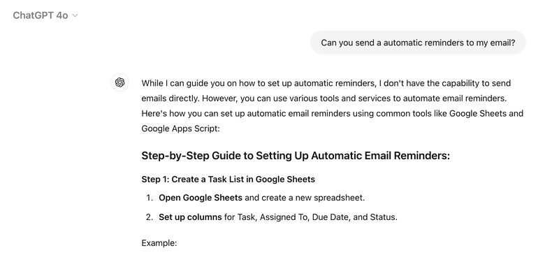 Chenyu Yi on LinkedIn: Sending automatic email reminders with ChatGPT ... Chenyu Yi on LinkedIn: Sending automatic email reminders with ChatGPT ...