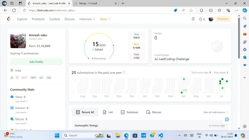 Amresh Sahu on LinkedIn: #leetcode #dsa #cplusplus #problemsolving # ... Amresh Sahu on LinkedIn: #leetcode #dsa #cplusplus #problemsolving # ...