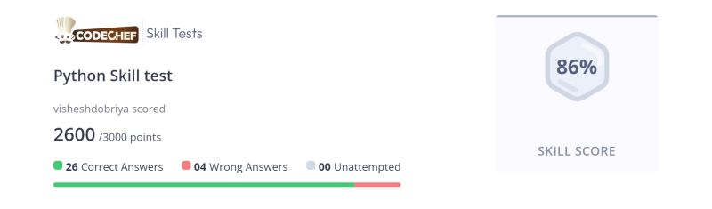 vishesh dobriyal on LinkedIn: Revision of python at CodeChef vishesh dobriyal on LinkedIn: Revision of python at CodeChef