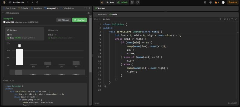 Dixita . on LinkedIn: #day48 #121daysofcode #leetcode #array #sorting # ... Dixita . on LinkedIn: #day48 #121daysofcode #leetcode #array #sorting # ...