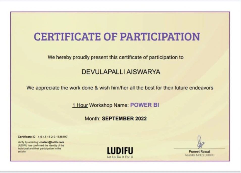 Devulapalli Aiswarya on LinkedIn: powerbi Devulapalli Aiswarya on LinkedIn: powerbi