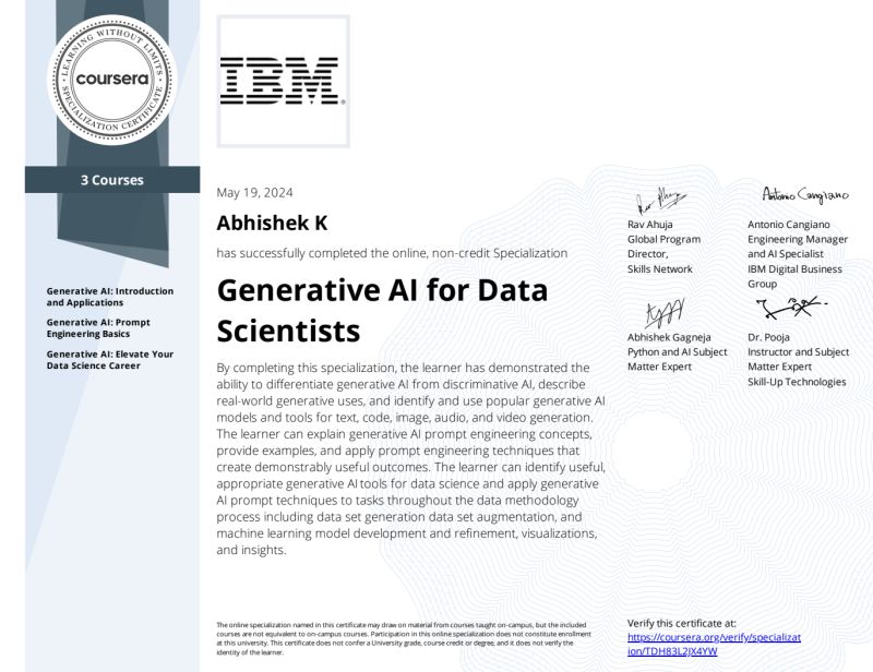 Abhishek K on LinkedIn: #generativeai #datascience # ... Abhishek K on LinkedIn: #generativeai #datascience # ...