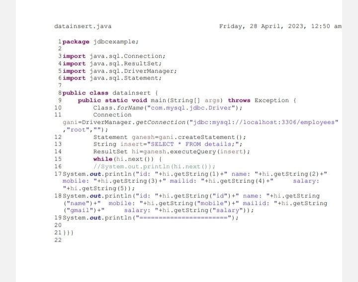 Ganesh Pambala on LinkedIn: #data #mysql #javafullstack # ... Ganesh Pambala on LinkedIn: #data #mysql #javafullstack # ...