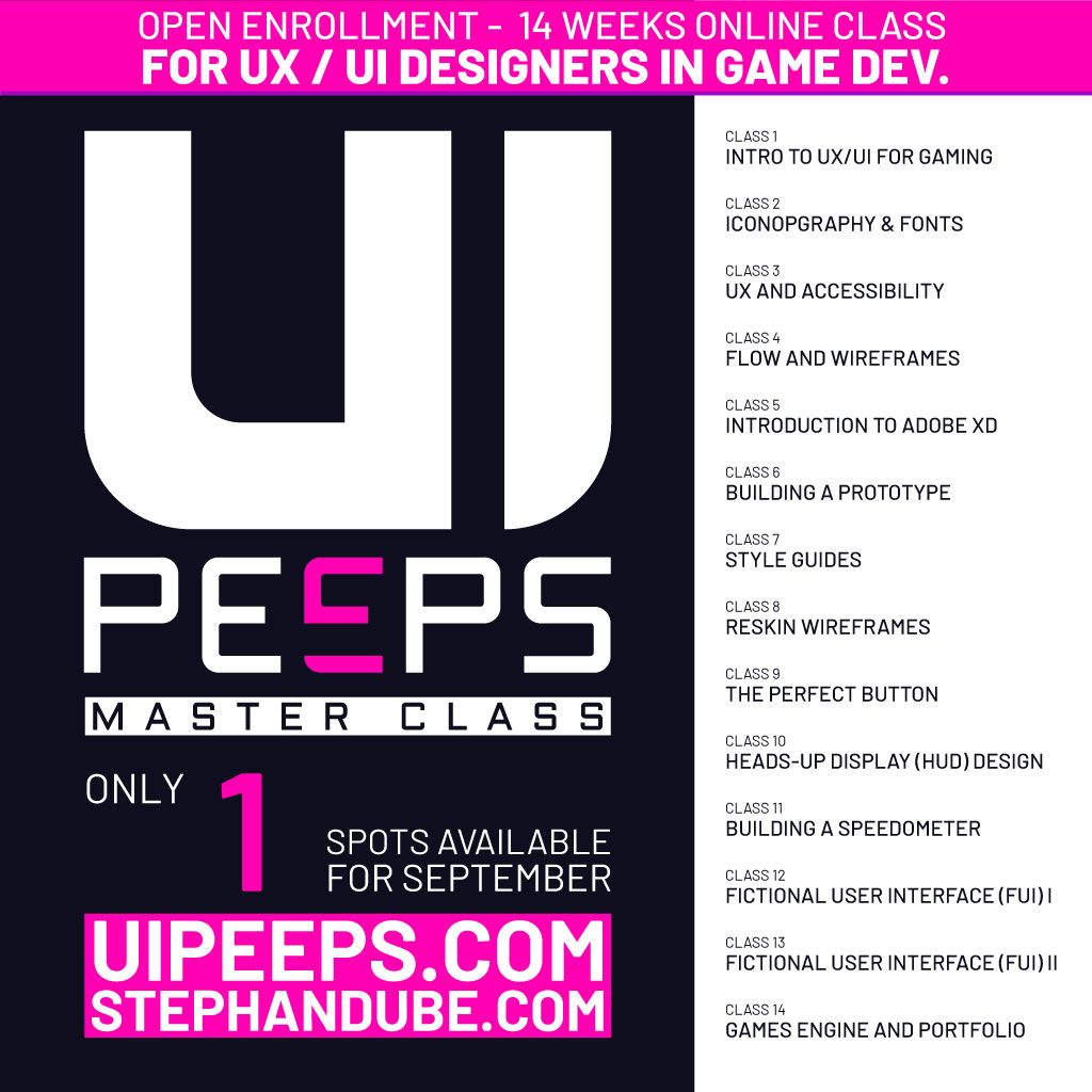 Stephan Dube on LinkedIn: #uipeeps #uigamedev #uxui #schools #ux #ui Stephan Dube on LinkedIn: #uipeeps #uigamedev #uxui #schools #ux #ui