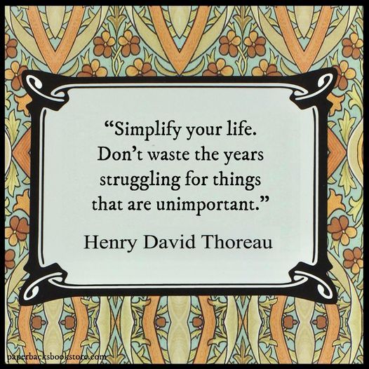 Jane Ryan on LinkedIn: Simplify, simplify, simplify! Anyone in my ... Jane Ryan on LinkedIn: Simplify, simplify, simplify! Anyone in my ...