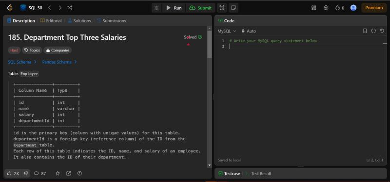 Kamalesh K B on LinkedIn: 🚀 Day 23 of 25 Days of SQL Challenge: Hey ... Kamalesh K B on LinkedIn: 🚀 Day 23 of 25 Days of SQL Challenge: Hey ...