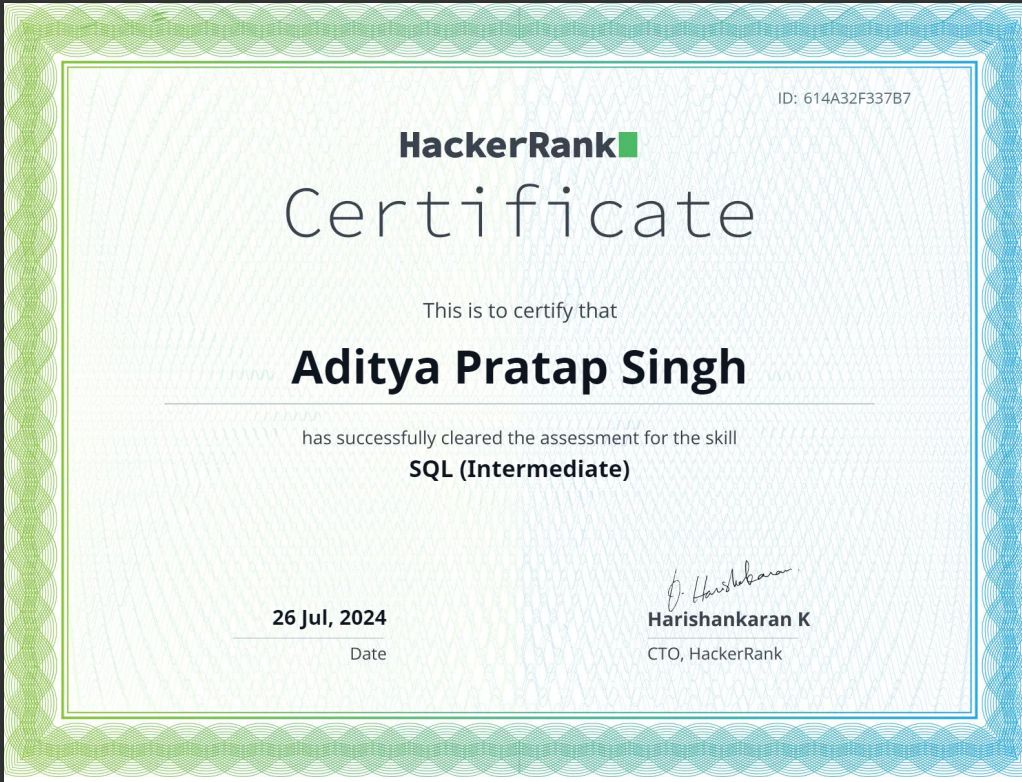 Aditya Pratap Singh on LinkedIn: #sql #dataanalysis #databasemanagement ... Aditya Pratap Singh on LinkedIn: #sql #dataanalysis #databasemanagement ...