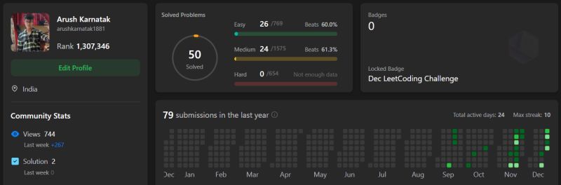 Arush Karnatak on LinkedIn: #leetcode #dsa #codingjourney # ... Arush Karnatak on LinkedIn: #leetcode #dsa #codingjourney # ...