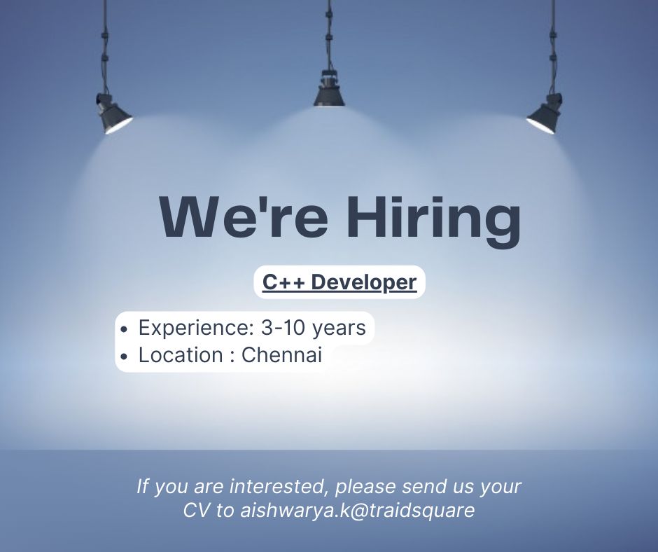 Aishwarya K on LinkedIn: #cplusplus #cpp #cppdeveloper # ... Aishwarya K on LinkedIn: #cplusplus #cpp #cppdeveloper # ...