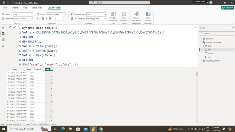 How DAX functions create a dynamic date table in Power BI | Karan ... How DAX functions create a dynamic date table in Power BI | Karan ...