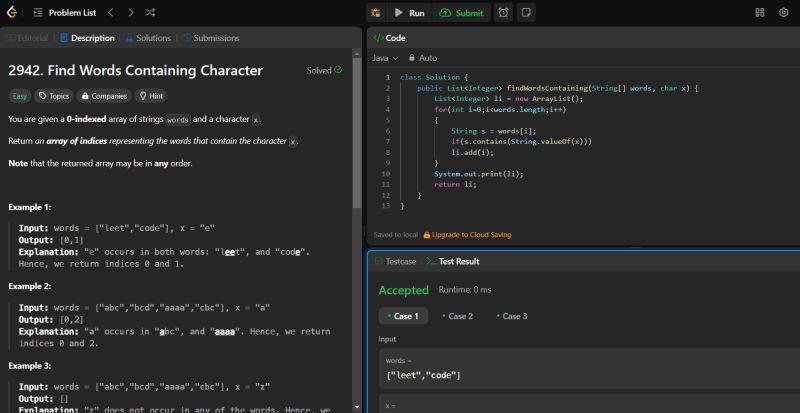 Day 47 of LeetCode Challenge: Arrays | Kalimuthu C posted on the topic ... Day 47 of LeetCode Challenge: Arrays | Kalimuthu C posted on the topic ...