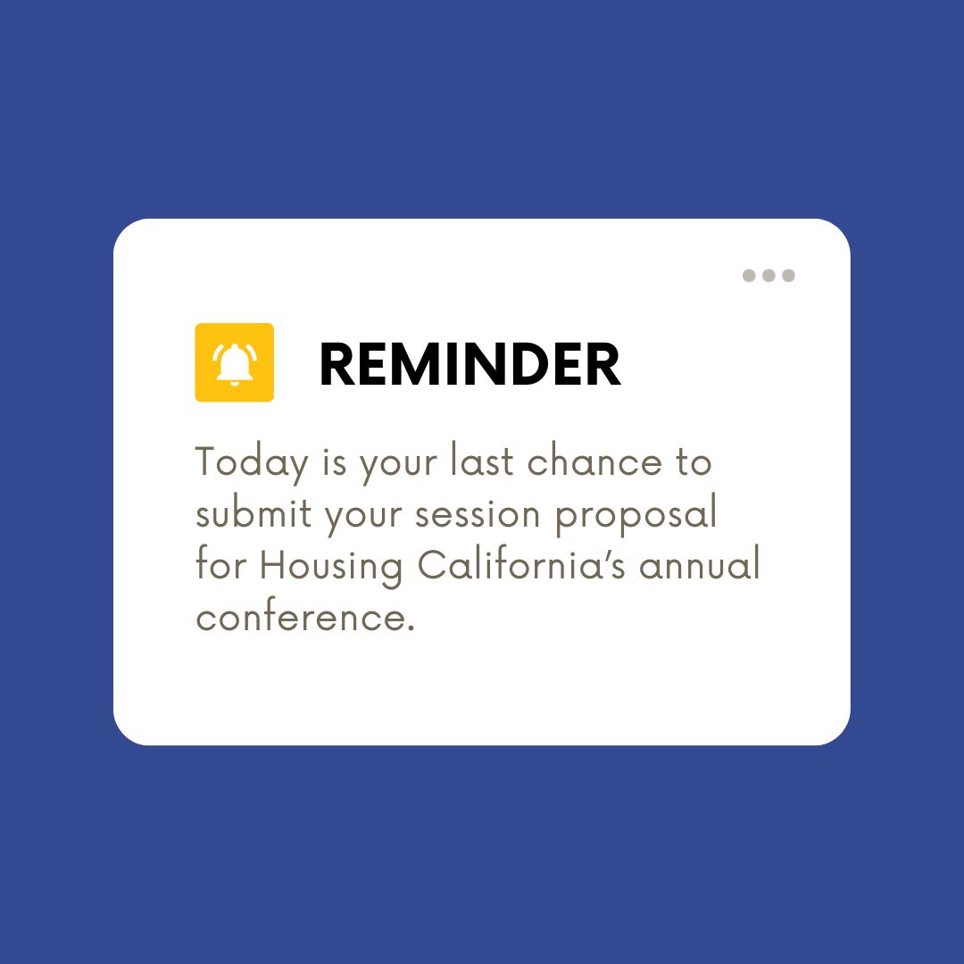 Housing California on LinkedIn: 🚨 Last Call! 🚨 Today is your FINAL ... Housing California on LinkedIn: 🚨 Last Call! 🚨 Today is your FINAL ...