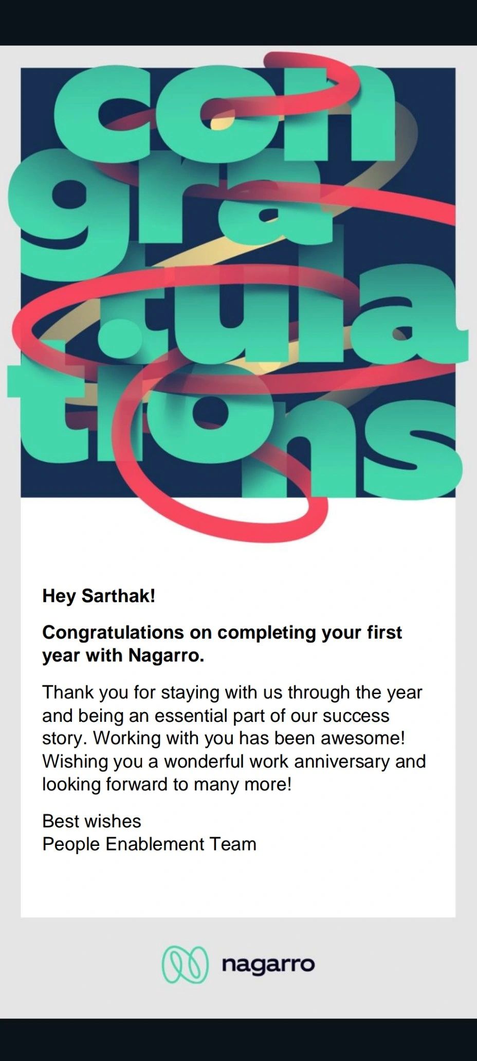 SARTHAK GUPTA on LinkedIn: #workanniversary #nagarro SARTHAK GUPTA on LinkedIn: #workanniversary #nagarro