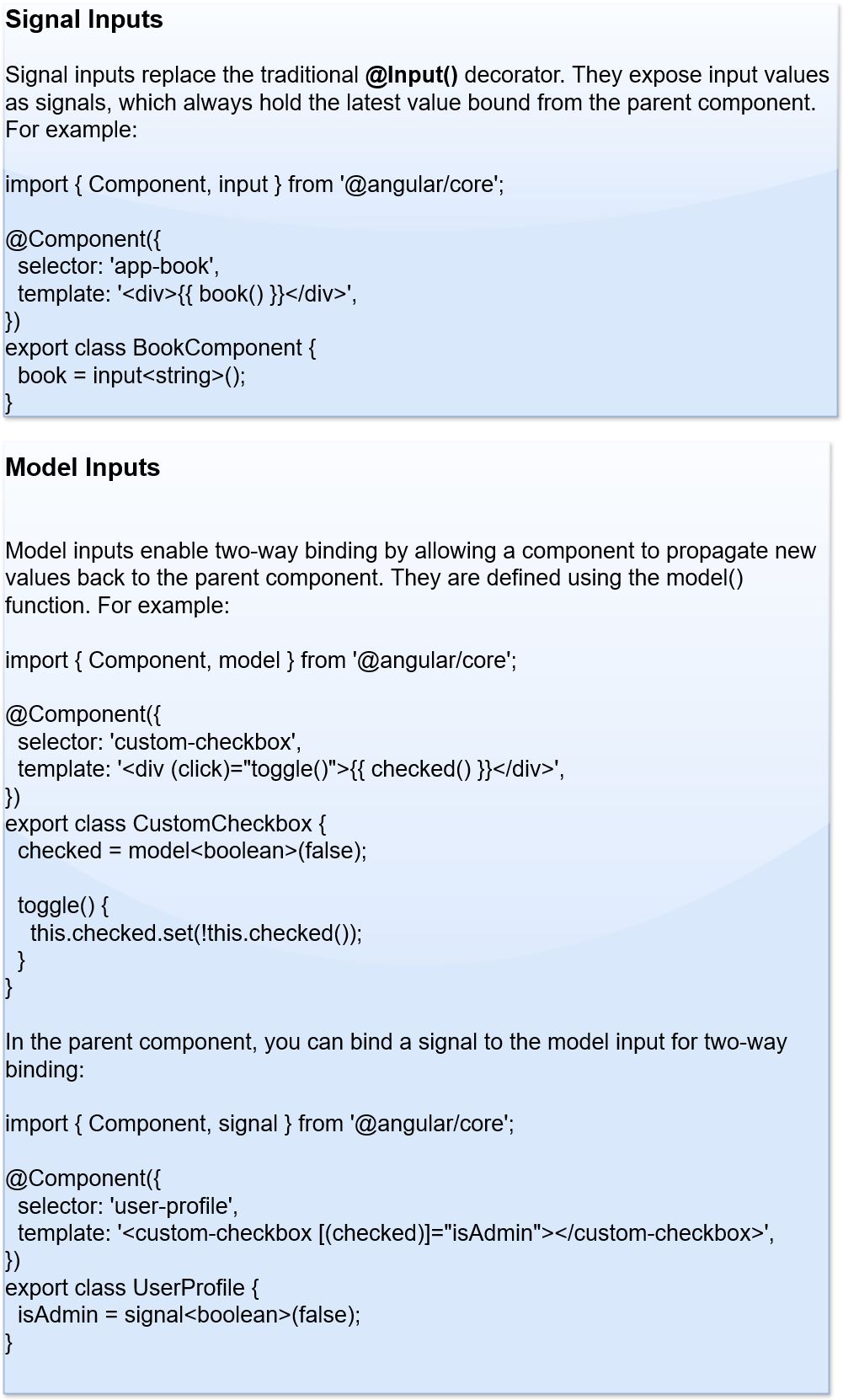 Sree T on LinkedIn: Angular 18 Signal Inputs, Model Inputs Angular 18 ... Sree T on LinkedIn: Angular 18 Signal Inputs, Model Inputs Angular 18 ...