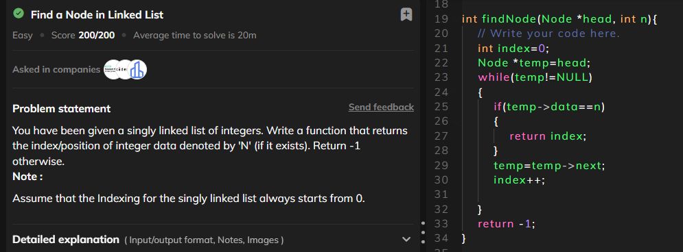 Karan Singh on LinkedIn: #problemsolving #datastructures #algorithms # ... Karan Singh on LinkedIn: #problemsolving #datastructures #algorithms # ...