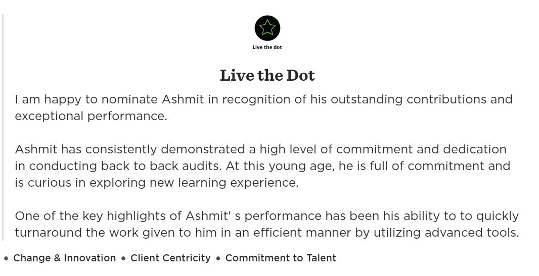 Ashmit Jain on LinkedIn: #livethedot #gratitude #teamwork #deloitte ... Ashmit Jain on LinkedIn: #livethedot #gratitude #teamwork #deloitte ...