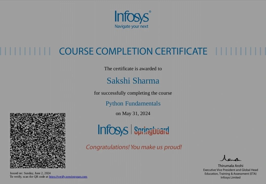 Sakshi Sharma on LinkedIn: #continuouslearning #python #techskills # ... Sakshi Sharma on LinkedIn: #continuouslearning #python #techskills # ...