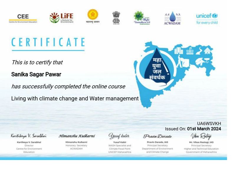 Sanika Pawar posted on LinkedIn Sanika Pawar posted on LinkedIn