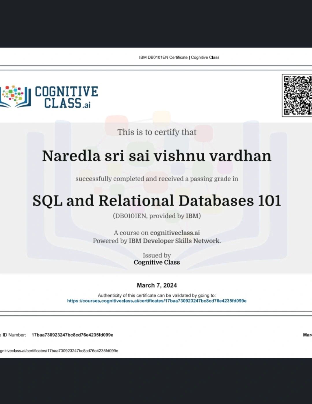 Naredla Sri Sai Vishnu Vardhan on LinkedIn: Hii everyone completing the ... Naredla Sri Sai Vishnu Vardhan on LinkedIn: Hii everyone completing the ...
