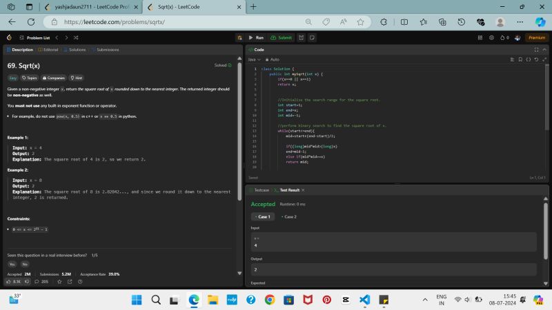 YASH JADAUN on LinkedIn: #leetcode #coding #problemsolving #algorithms ... YASH JADAUN on LinkedIn: #leetcode #coding #problemsolving #algorithms ...