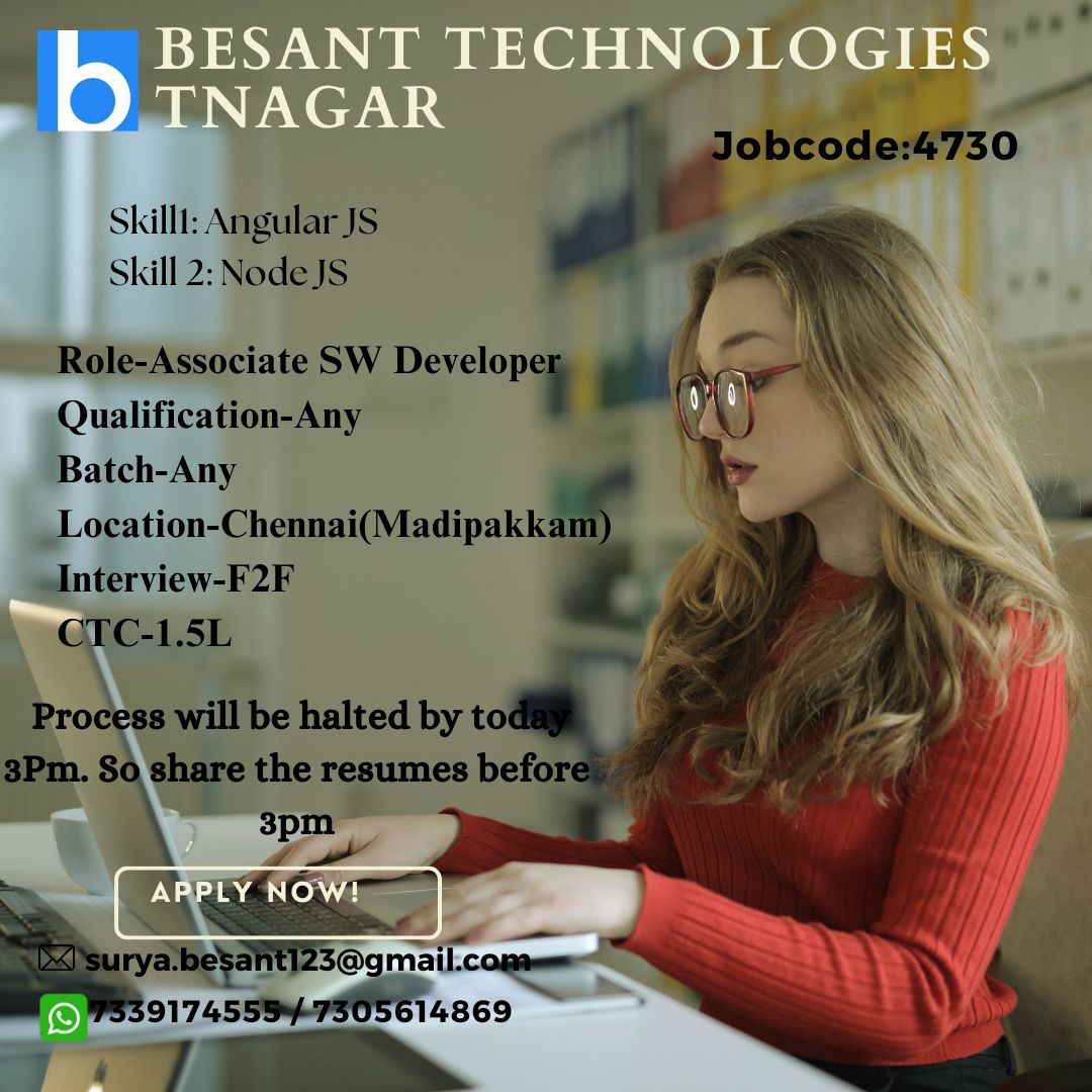 Besant Technologies_T Nagar on LinkedIn: #besanttechnologies # ... Besant Technologies_T Nagar on LinkedIn: #besanttechnologies # ...