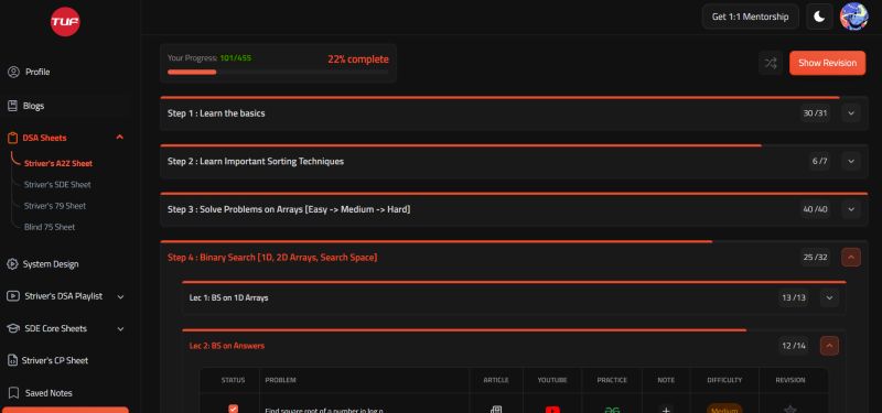 Avishkar Rangari on LinkedIn: #dsa #striver_sde_sheet Avishkar Rangari on LinkedIn: #dsa #striver_sde_sheet