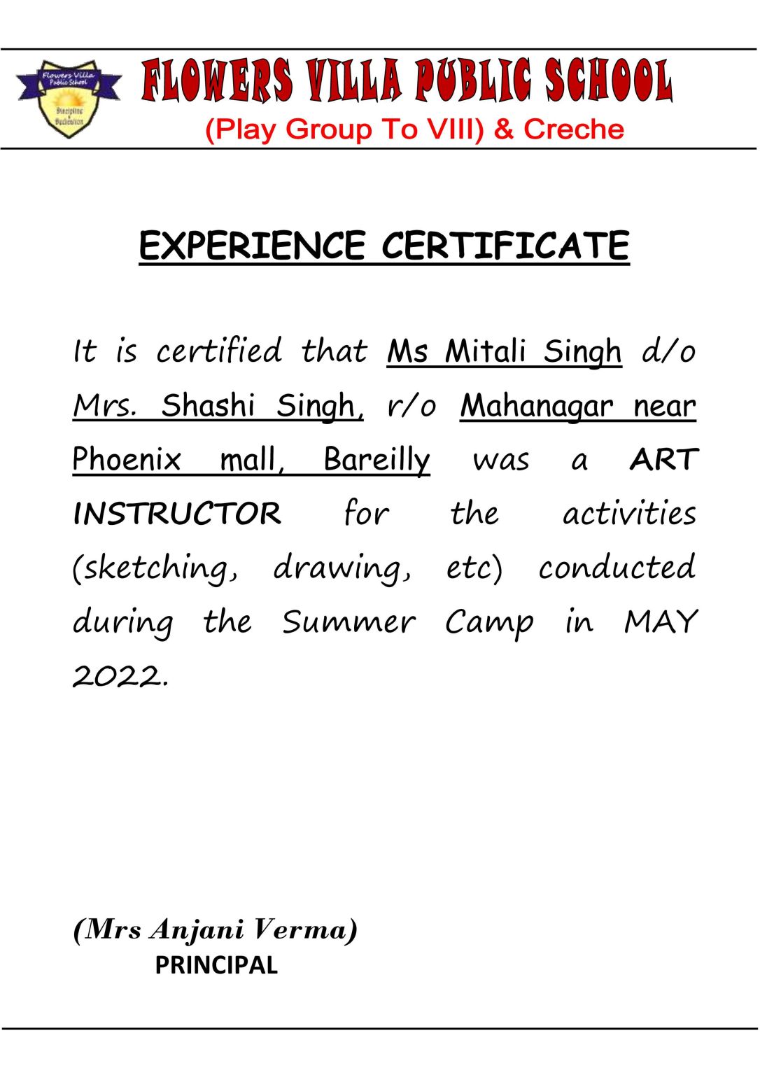 Mitali Singh on LinkedIn: #certification Mitali Singh on LinkedIn: #certification