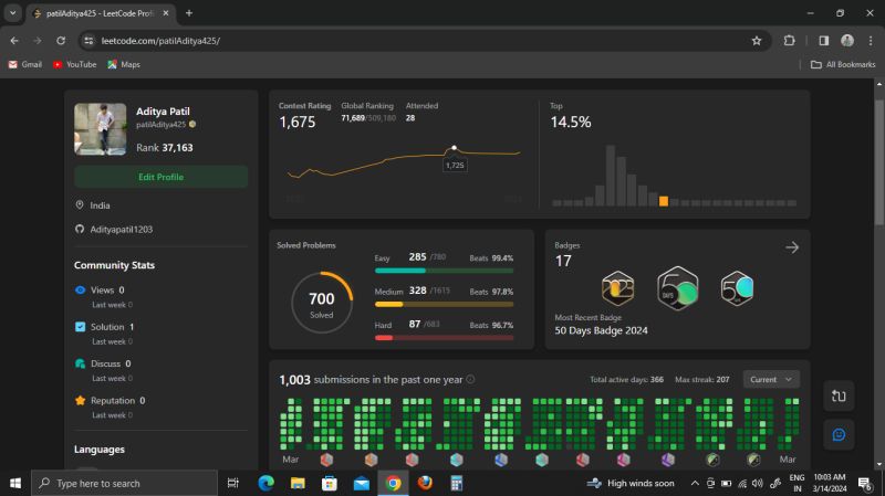 Aditya Patil on LinkedIn: #leetcode #coding #problemsolving # ... Aditya Patil on LinkedIn: #leetcode #coding #problemsolving # ...