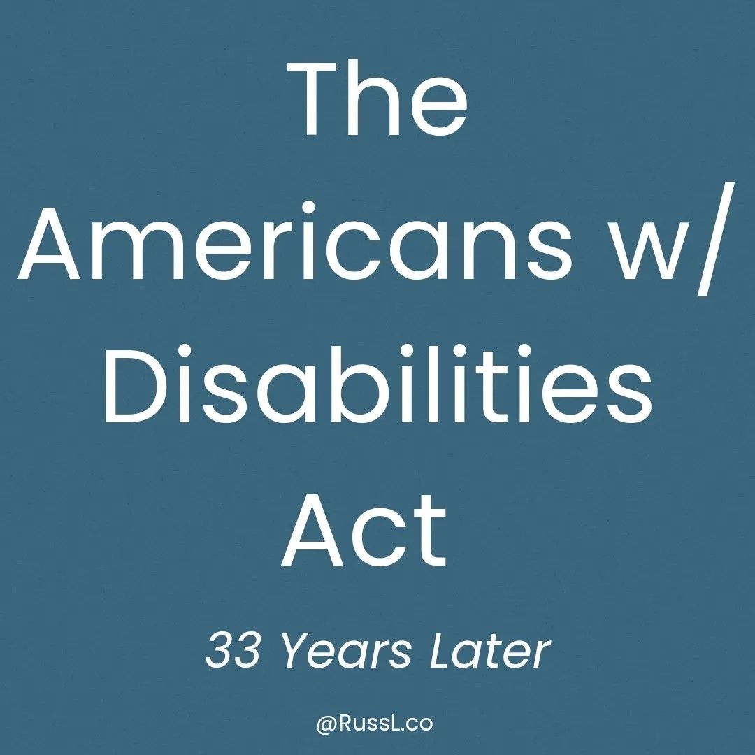 Russell Lehmann on LinkedIn: #americanswithdisabilitiesact #ada # ... Russell Lehmann on LinkedIn: #americanswithdisabilitiesact #ada # ...