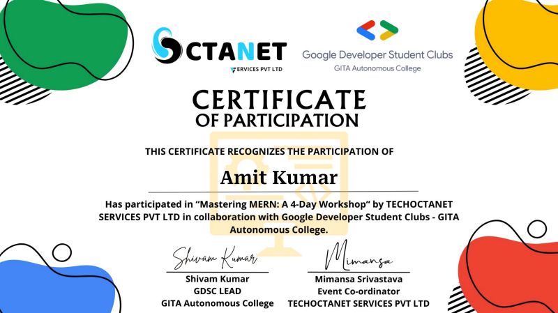 Amit Kumar on LinkedIn: #mernstack #techworkshop Amit Kumar on LinkedIn: #mernstack #techworkshop
