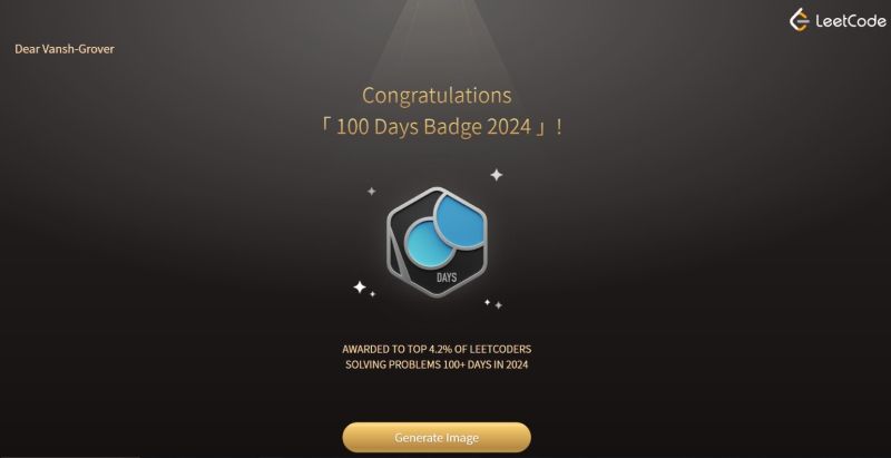 Vansh Grover on LinkedIn: #coding #leetcode #100daysstreak2024 Vansh Grover on LinkedIn: #coding #leetcode #100daysstreak2024