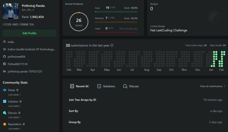 🚀 Merge arrays by ID on Day 25 of LeetCode journey! 🤓 | Prithviraj ... 🚀 Merge arrays by ID on Day 25 of LeetCode journey! 🤓 | Prithviraj ...