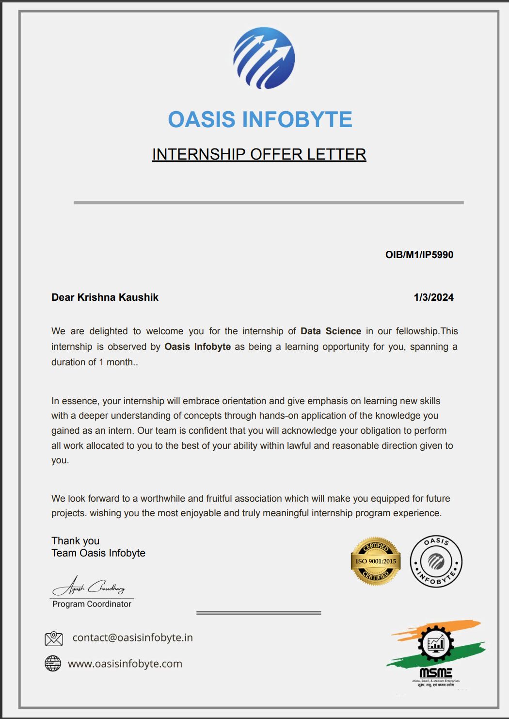 Krishna Kaushik on LinkedIn: #machinelearning #python #oasisinfobyte # ... Krishna Kaushik on LinkedIn: #machinelearning #python #oasisinfobyte # ...