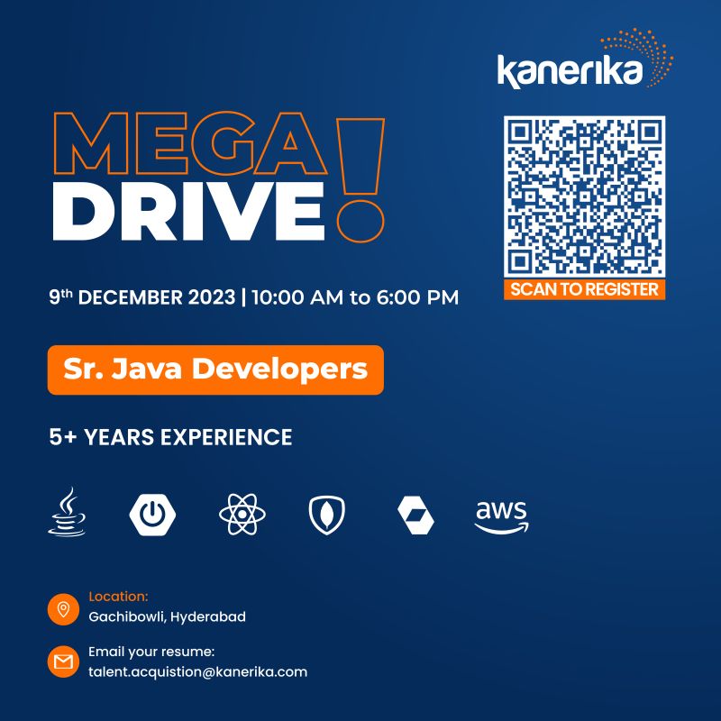 Meenakshi Ramagiri on LinkedIn: #javadeveloper #recruitmentdrive #java ... Meenakshi Ramagiri on LinkedIn: #javadeveloper #recruitmentdrive #java ...
