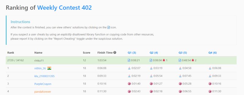 Manas Kumar Panda on LinkedIn: #leetcode #codechef #codeforces #cp #dsa Manas Kumar Panda on LinkedIn: #leetcode #codechef #codeforces #cp #dsa