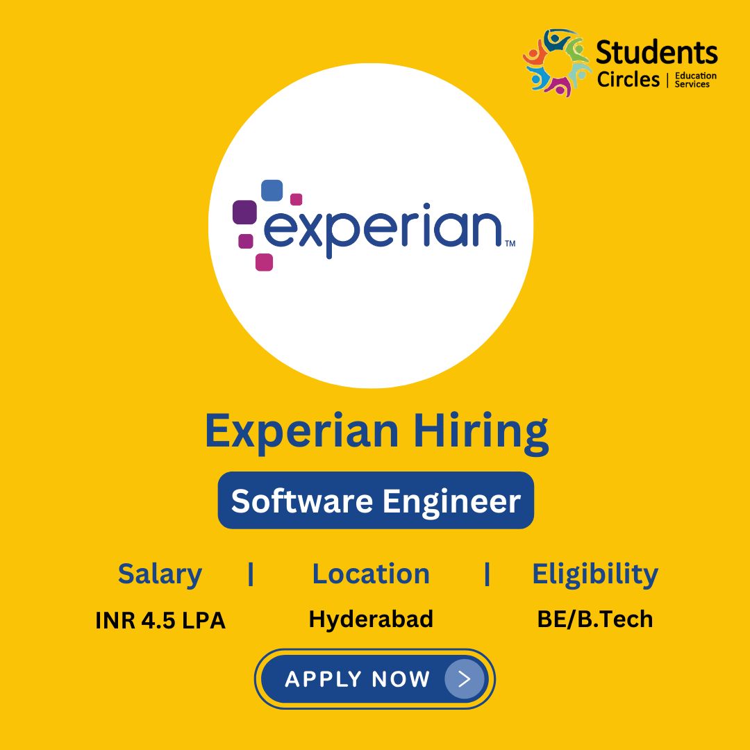 Students Circles on LinkedIn: 🔥 Experian Hiring Software Engineer 👇 🔗 ... Students Circles on LinkedIn: 🔥 Experian Hiring Software Engineer 👇 🔗 ...