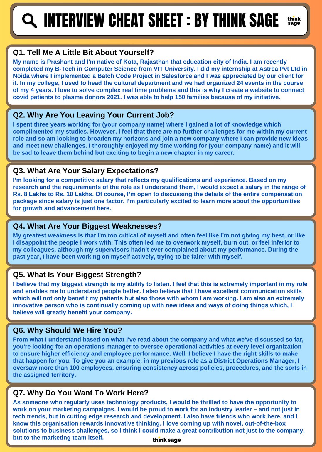 Aqib Adnan Shafin, CSCA™ on LinkedIn: How to answer most common ... Aqib Adnan Shafin, CSCA™ on LinkedIn: How to answer most common ...