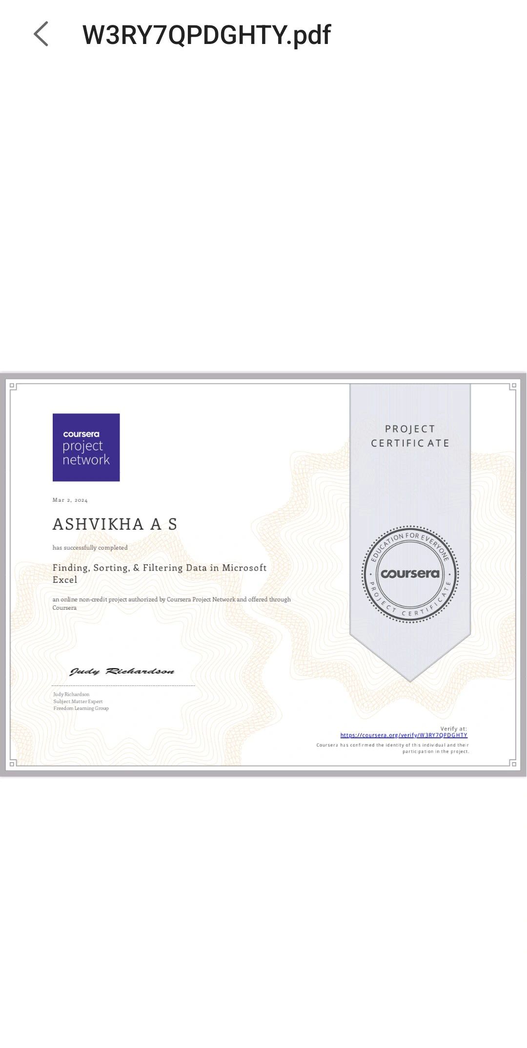Ashvikha A. S on LinkedIn: Finding, Sorting and Filtering Data in ... Ashvikha A. S on LinkedIn: Finding, Sorting and Filtering Data in ...