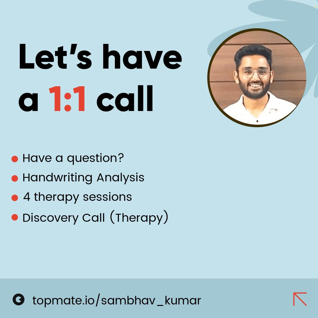 Sambhav Kumar on LinkedIn: #topmate #opentowork #mentalhealth # ... Sambhav Kumar on LinkedIn: #topmate #opentowork #mentalhealth # ...