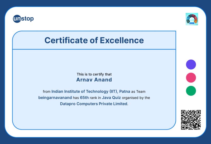 Arnav Anand on LinkedIn: #java #programming #excellence #achievement # ... Arnav Anand on LinkedIn: #java #programming #excellence #achievement # ...