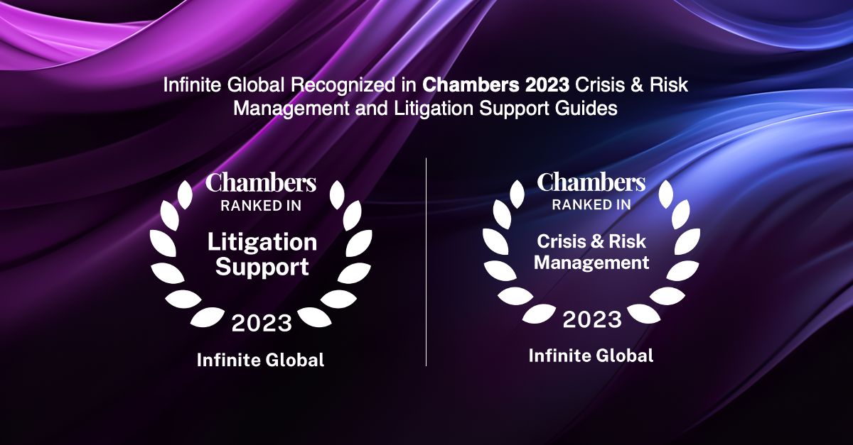 Clay Steward on LinkedIn: Infinite Global Recognized in Chambers 2023 ... Clay Steward on LinkedIn: Infinite Global Recognized in Chambers 2023 ...